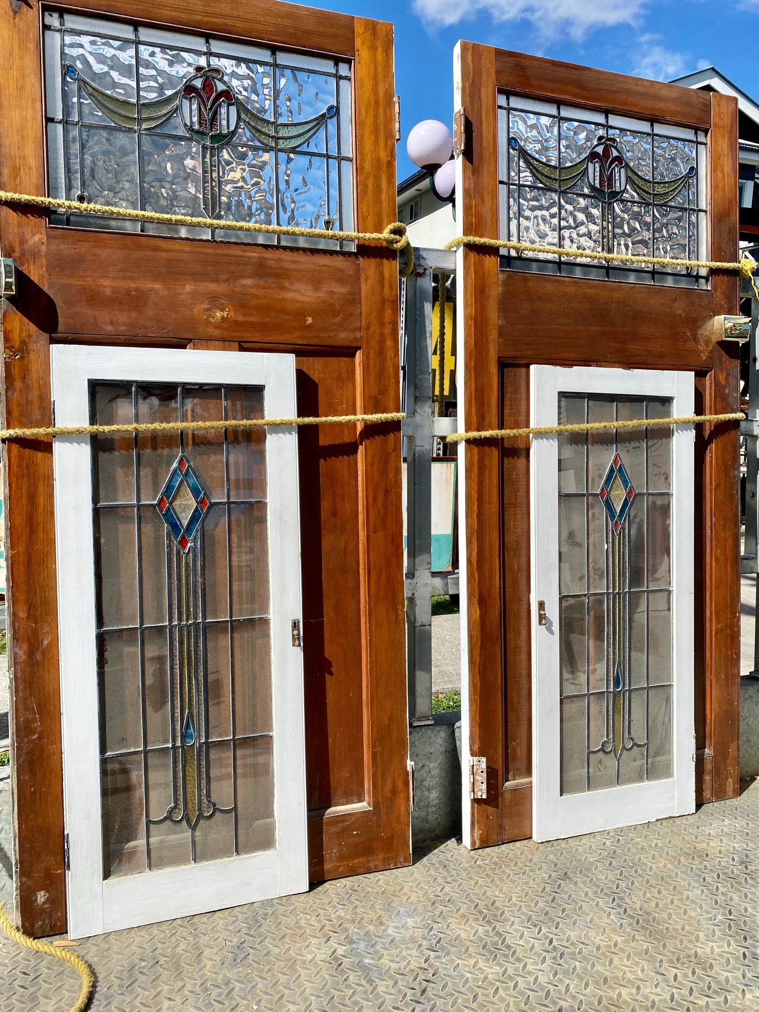 Lead lights - French Doors