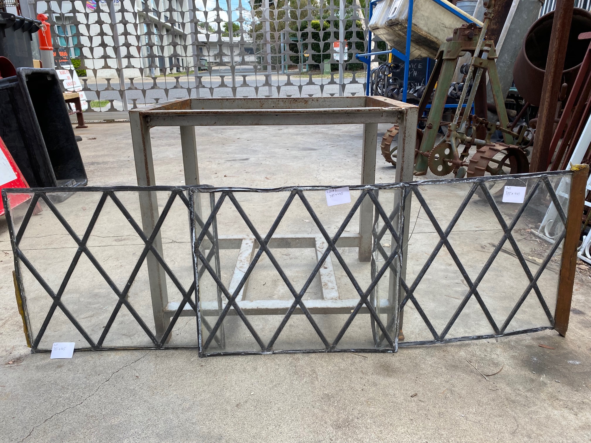 Lead lights - French Doors